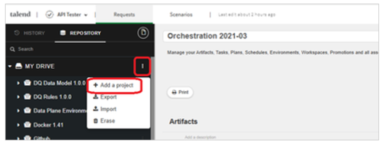 Exploring Talend Management Console API with Talend API Tester – QQinfo