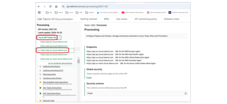 Exploring Talend Management Console API with Talend API Tester – QQinfo