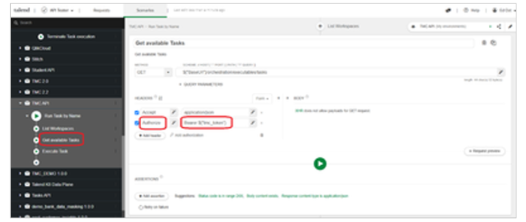 Exploring Talend Management Console API with Talend API Tester – QQinfo